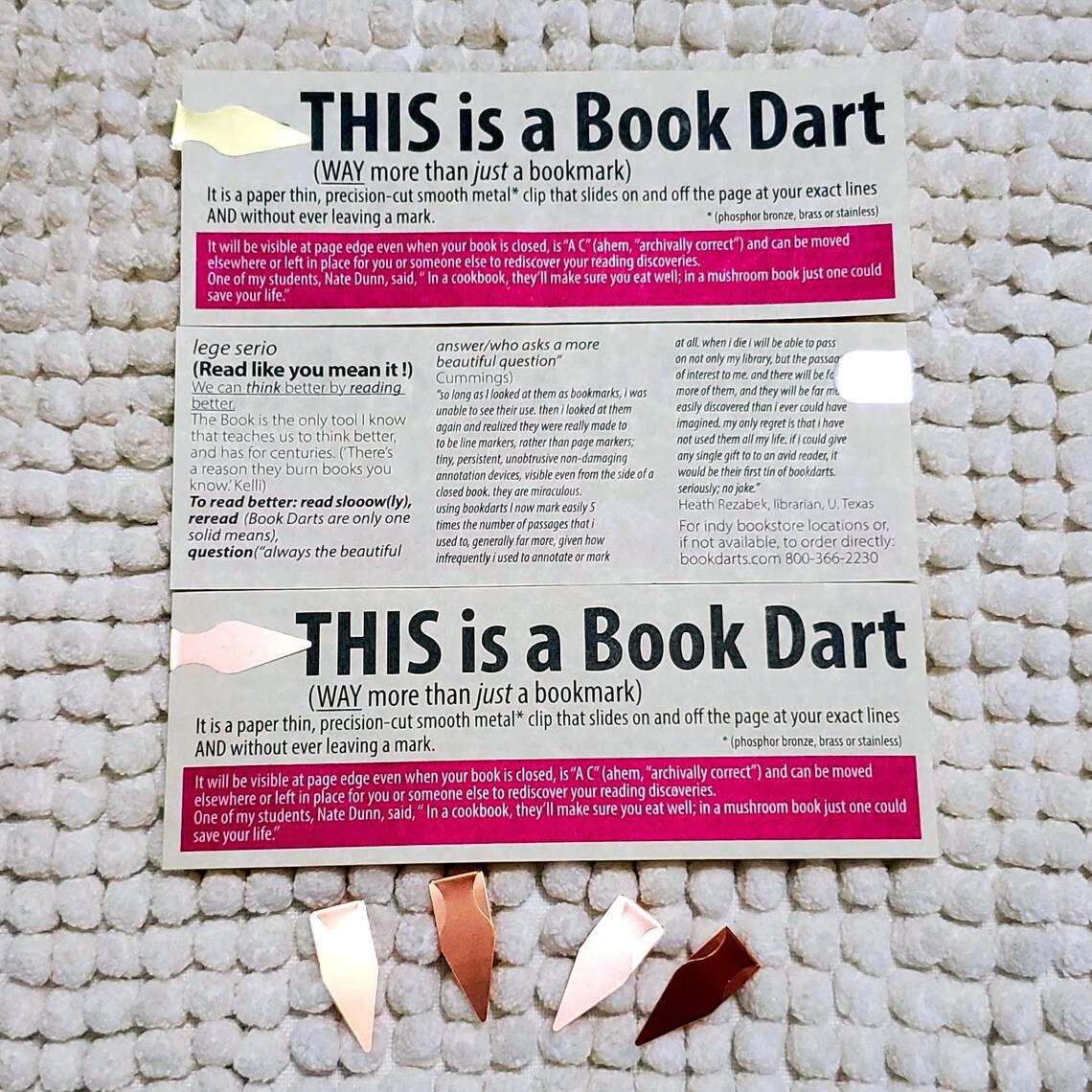 30 Book Darts Stainless Steel Silver Metal Book Darts Portable | Etsy