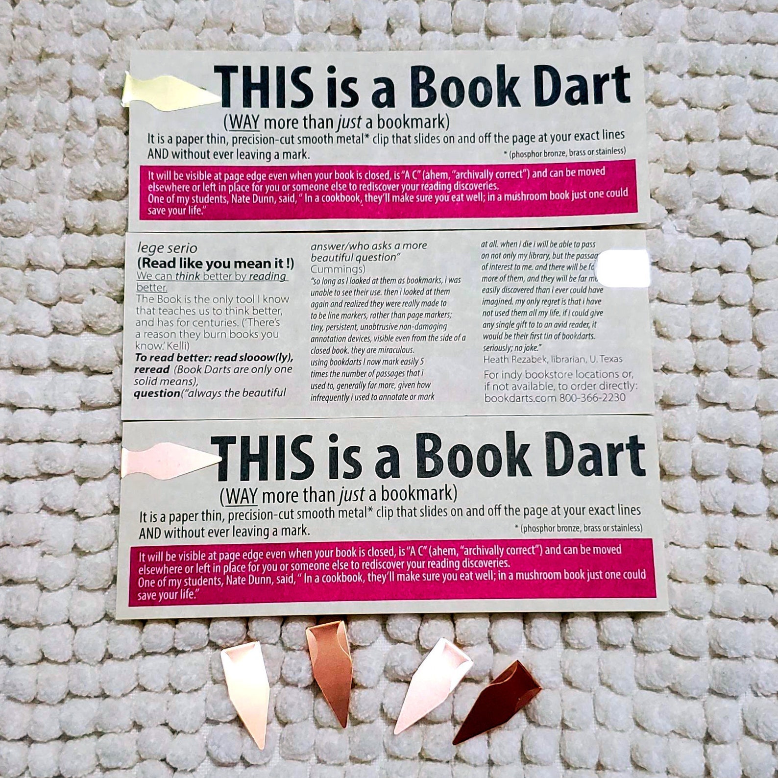 30 Book Darts Stainless Steel Silver Metal Book Darts Portable | Etsy