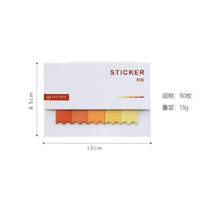 Angoo SAKURA Short Sticky Notes Page Flags Index Tabs Banner Flags ...