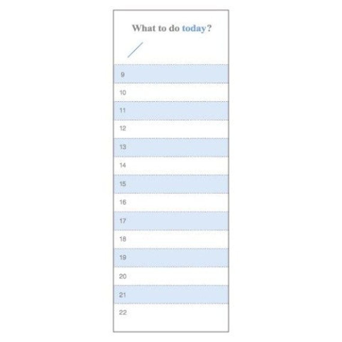 DAILY Sticky Notes Vertical Sticky Note Planning Sticky Note | Etsy