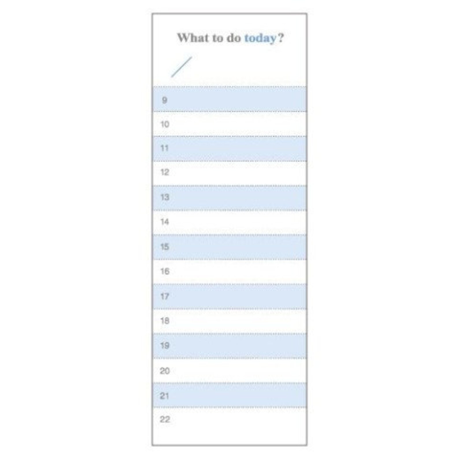 DAILY Sticky Notes Vertical Sticky Note Planning Sticky Note Organized ...