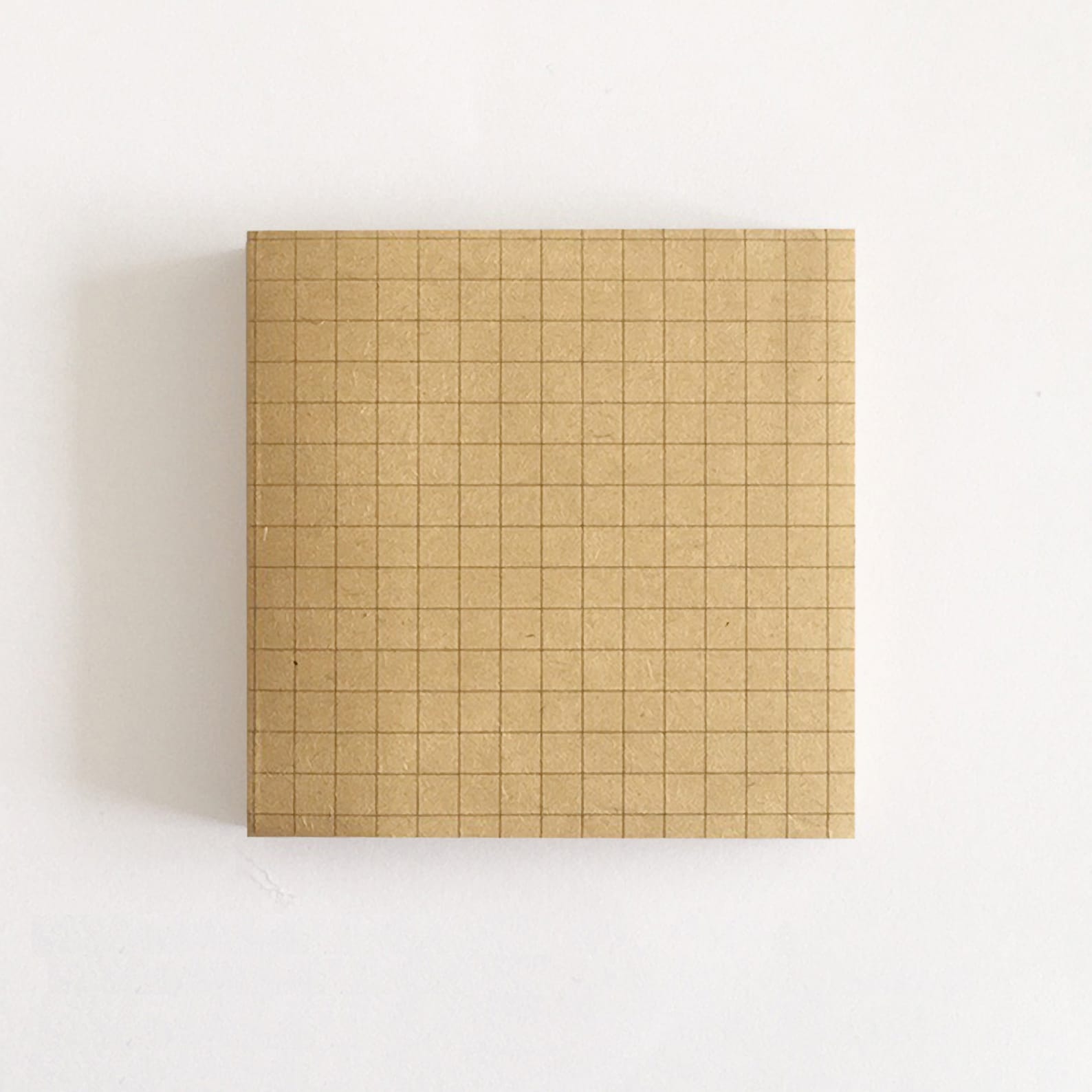 Kraft Paper Grid Sticky Notes White Grid Sticky Notes 50 | Etsy