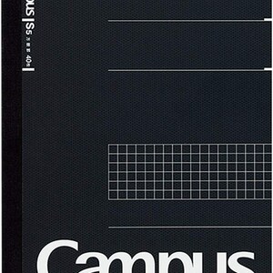 Kokuyo A5 Campus Notebook Black 5mm Grid A5 40 Sheet 104S5 - Etsy