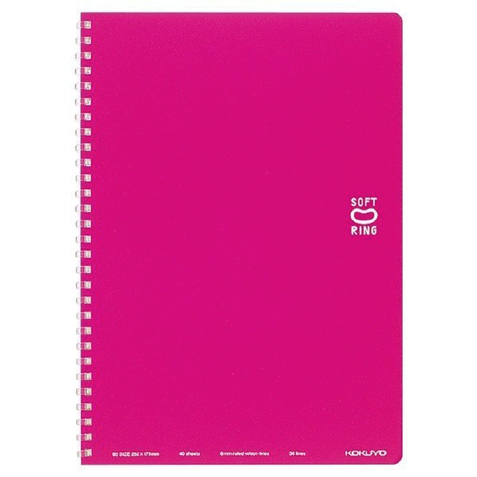 Kokuyo B5 Soft Ring BLUE GREEN Notebook Dotted Line 6mm Rule | 40 ...
