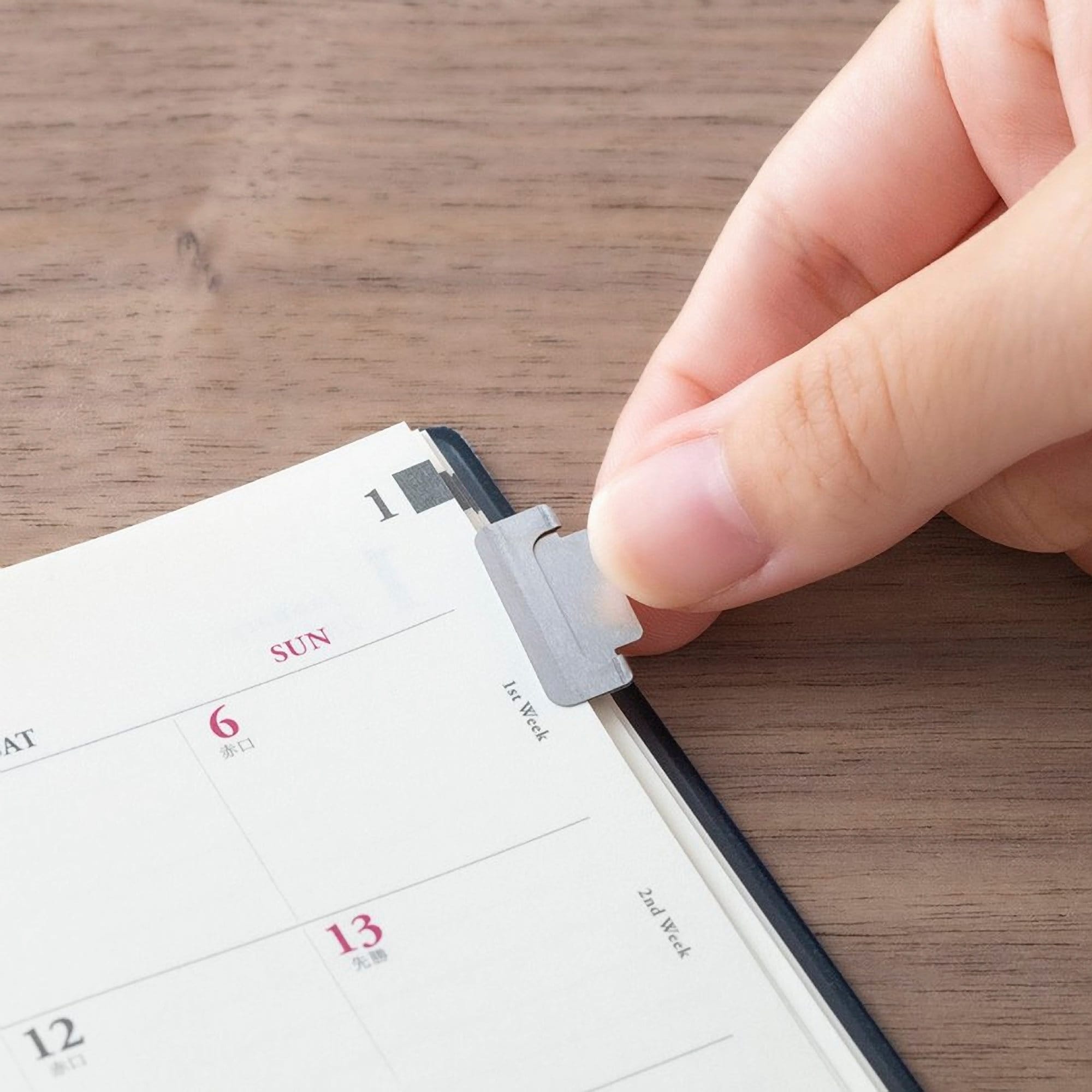 MIDORI Chiratto SILVER Metal Index Tabs Index Clips GRAY Index - Etsy UK