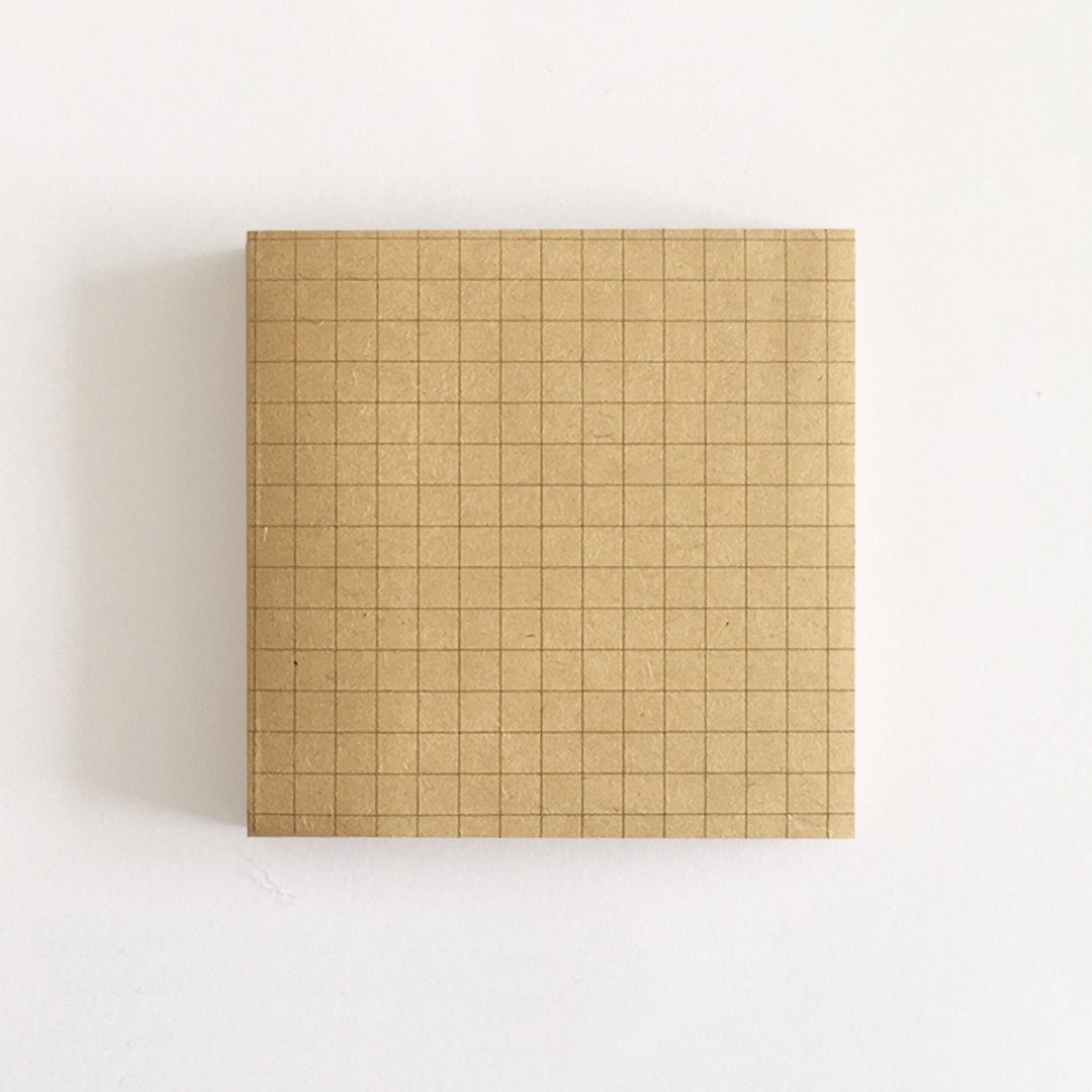 Kraft Paper Grid Sticky Notes White Grid Sticky Notes 50 Sheets | 2.95 ...