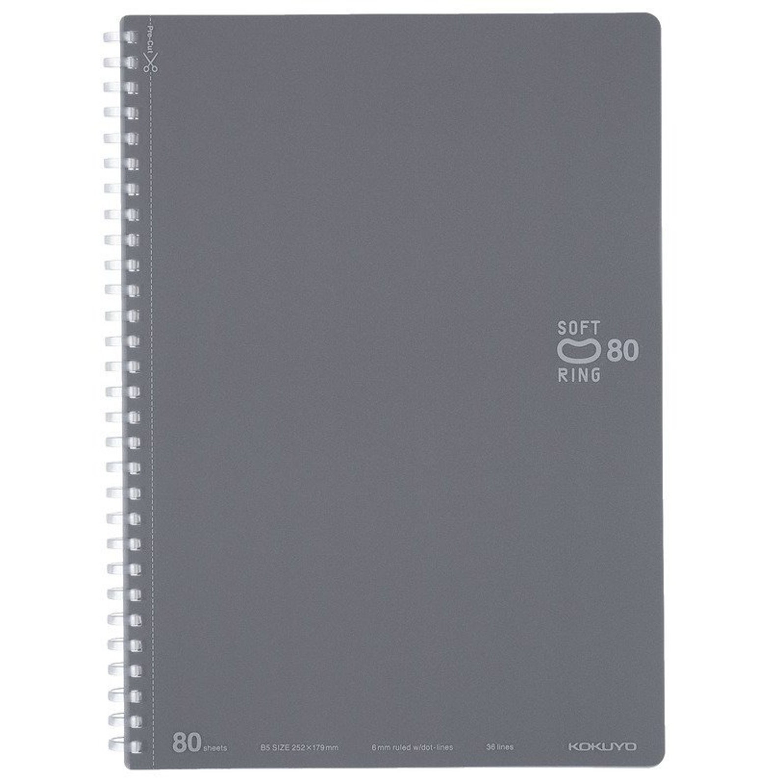 Kokuyo B5 Soft Ring B5 ORANGE Notebook Dotted Line 6mm Rule Pink 80 Sheets SV308BT - Etsy