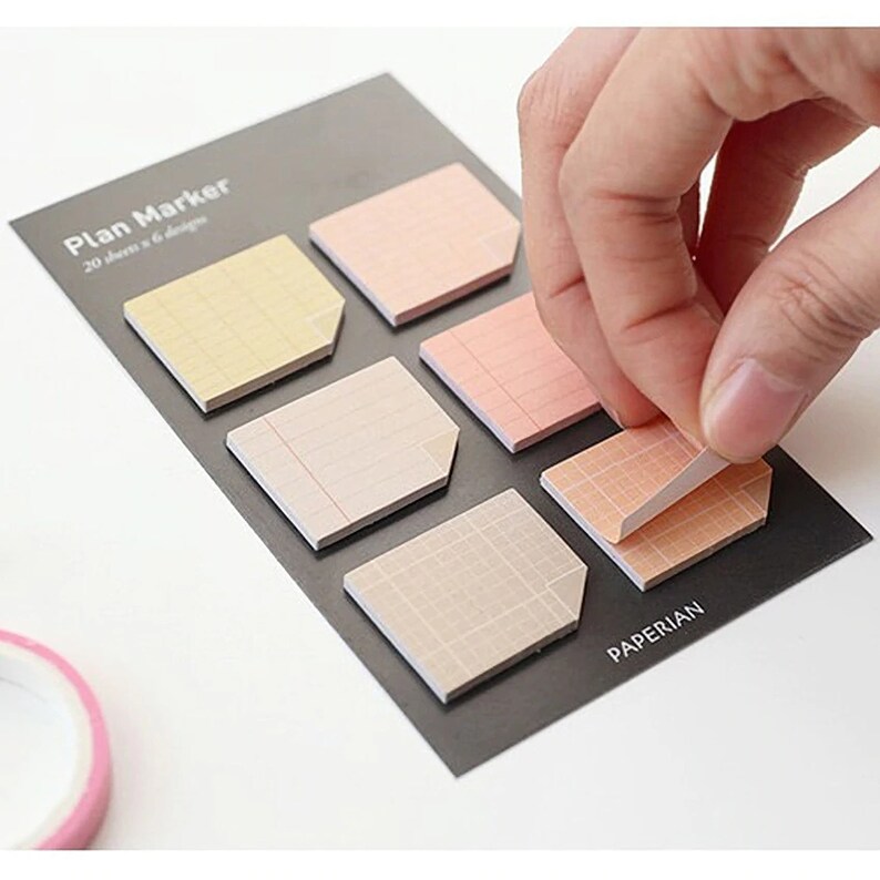 PAPERIAN Plan Marker Note Sticky Note Small Sticky Note Memo - Etsy.de