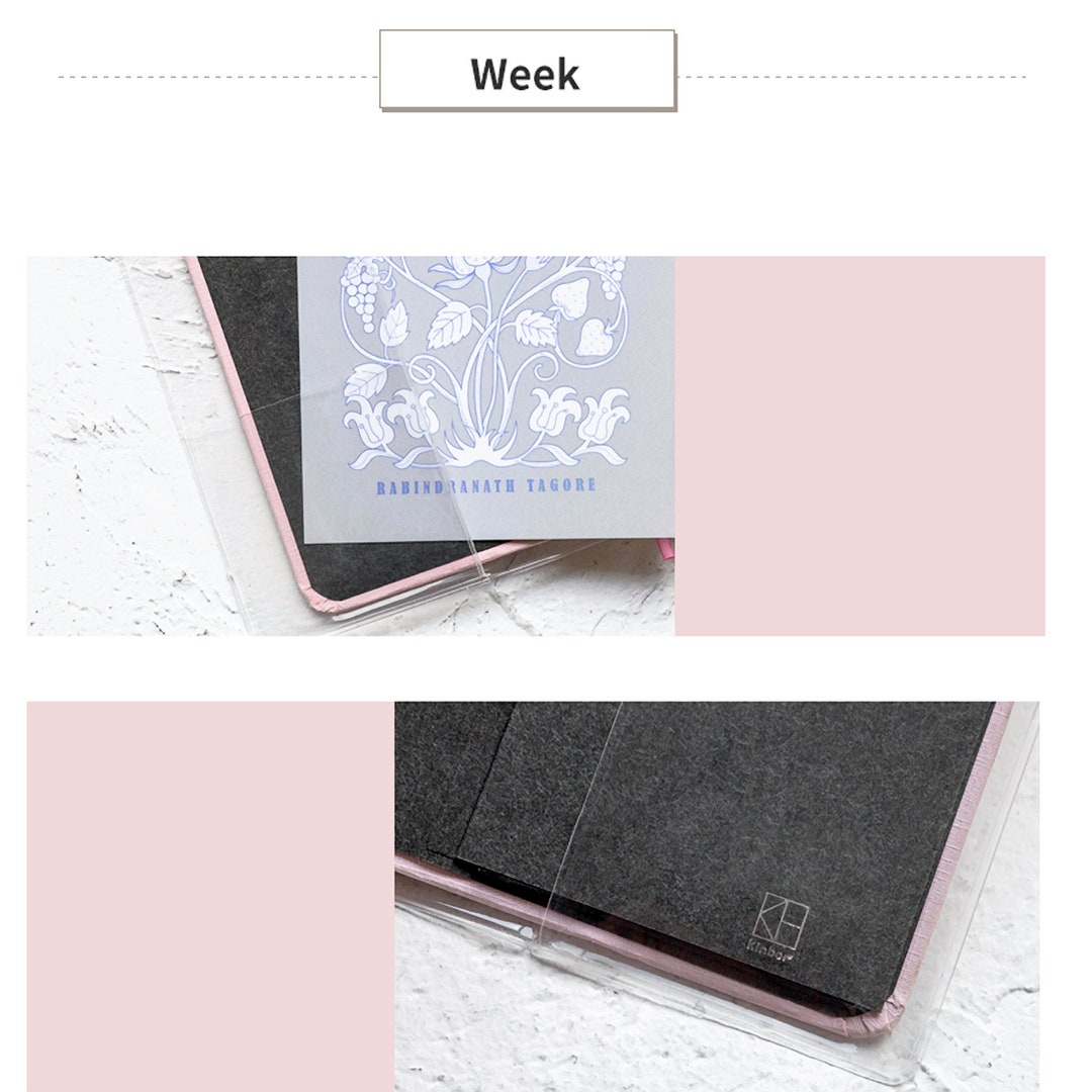 Weeks Clear Cover Planner Cover With Pen Loop | Weeks & Mega Weeks - Etsy