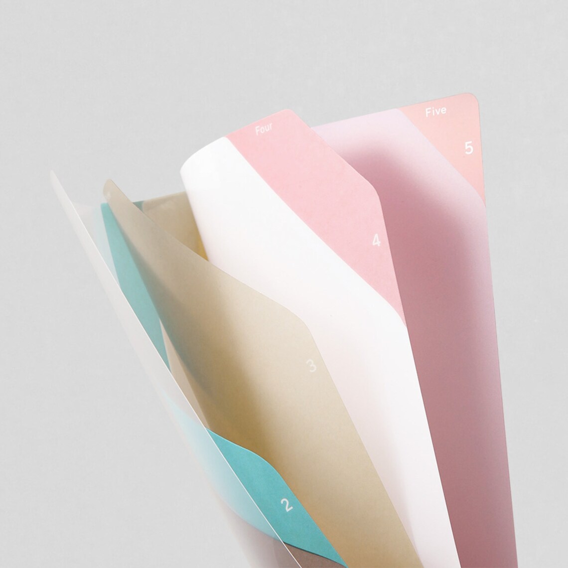 Midori MD A4 5 Pocket Clear Folder | Yellow Diagonal Stripe - Etsy