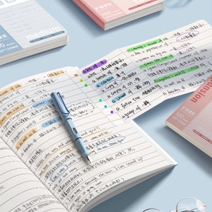 Medium 5mm GRID EXPANDABLE STACKABLE Extension Vertical Sticky Notes ...