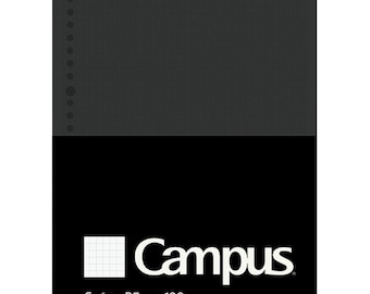 Kokuyo B5 Campus CHARTING GRAPHING GRID 6mm Loose Leaf Paper 26 Holes Graph Paper Grid Paper ...
