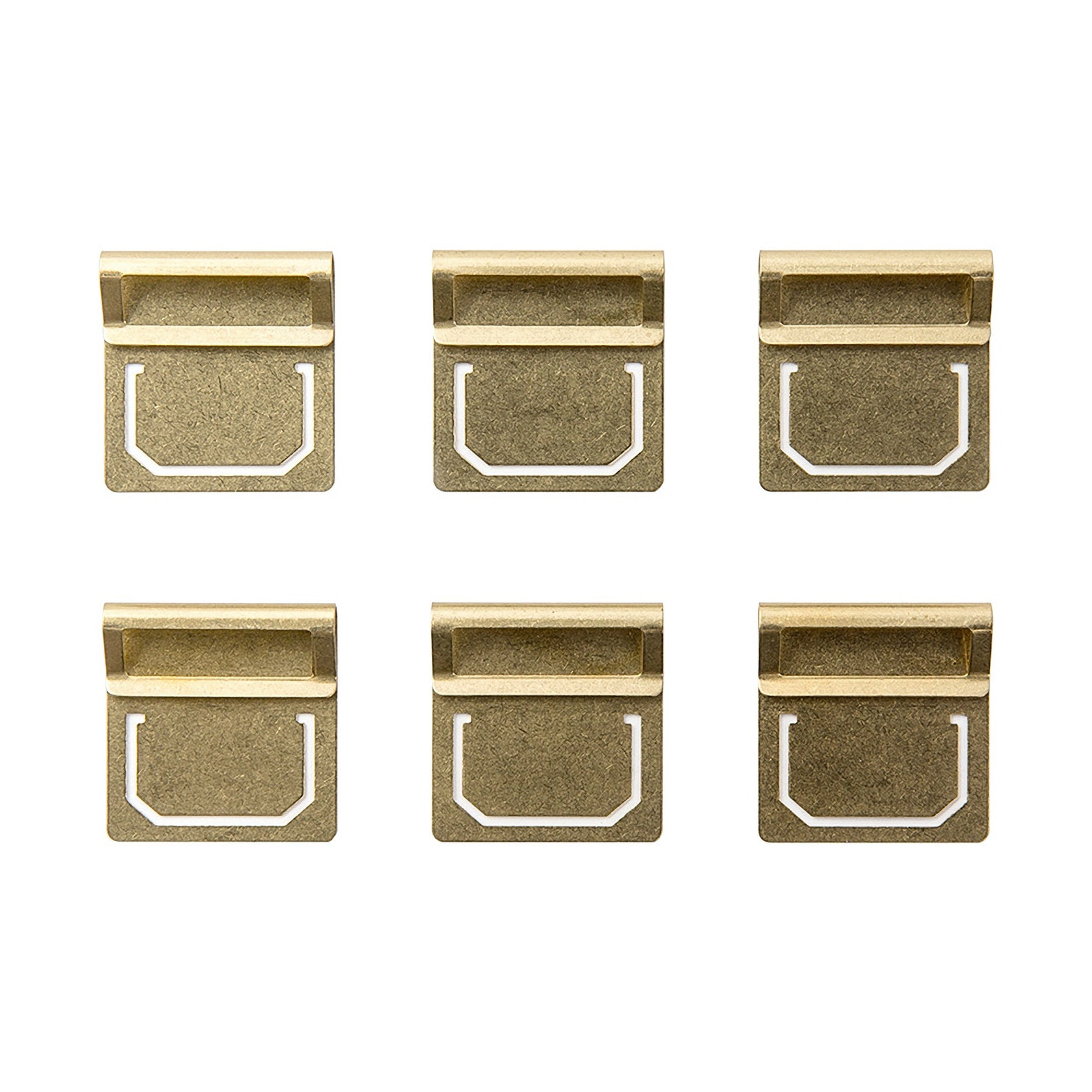 TRAVELER'S COMPANY Brass Index Clips | Set of 6 - Etsy