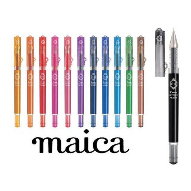 Pilot Hi-tec-c Maica Gel Pen 0.4mm | Etsy