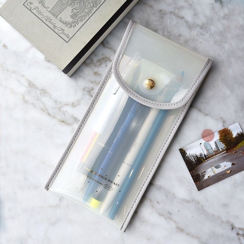Clear Transparent Pencil Case - Etsy