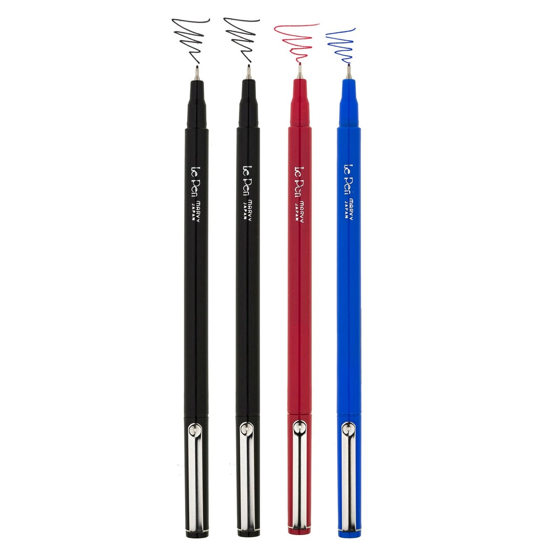 Marvy Le Pen BASIC SET 0.3mm 4300-4C | Single Pen or Complete Set - Etsy