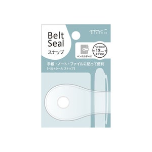 CLEAR Midori Belt Seal SNAP Pen Holder Pen Clip and Notebook Closure ...