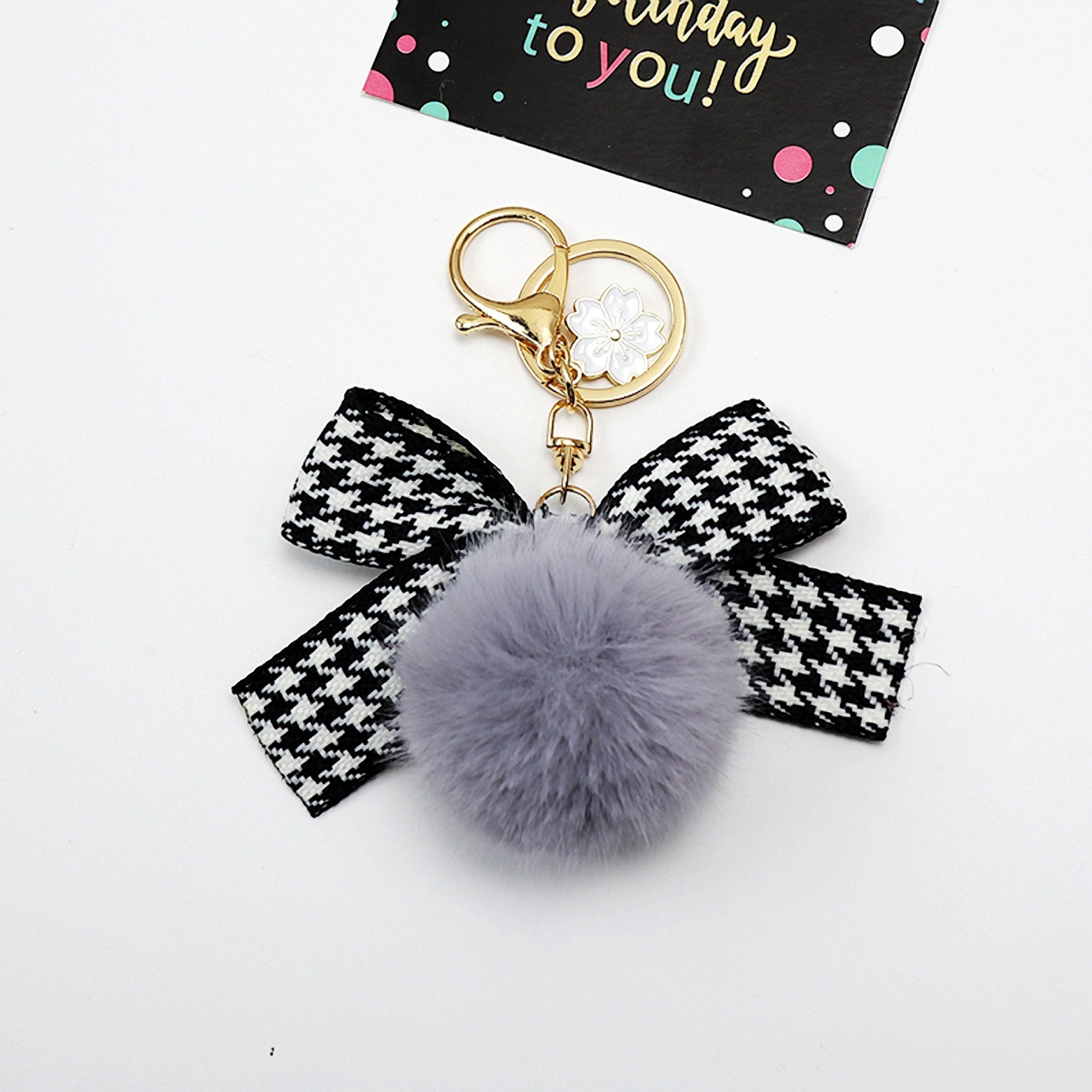 PINK SATIN Planner Charm Purse Charm Bag Charm Pom Pom Charm Pompom ...
