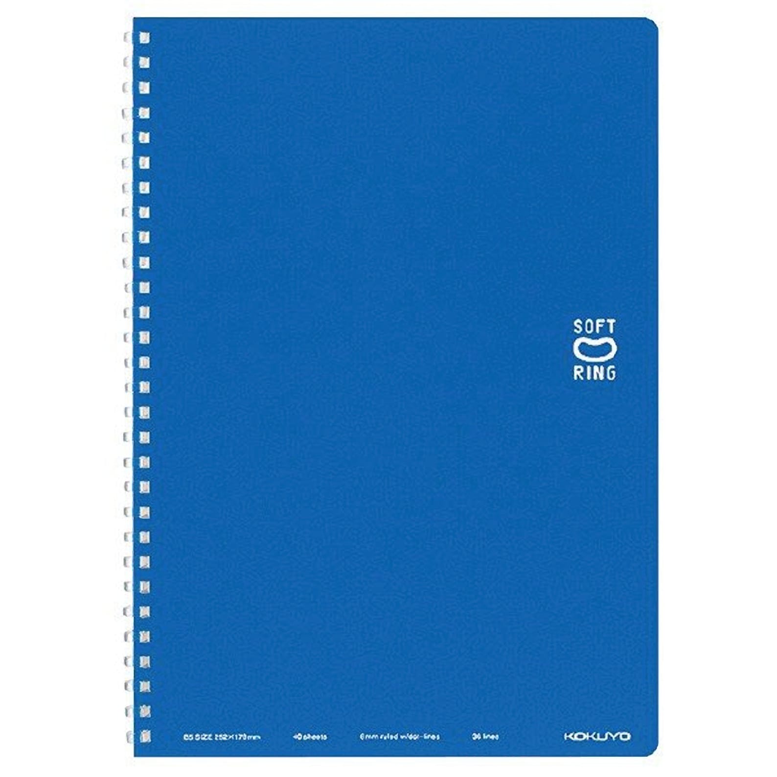 Kokuyo B5 Soft Ring BLUE GREEN Notebook Dotted Line 6mm Rule | 40 ...