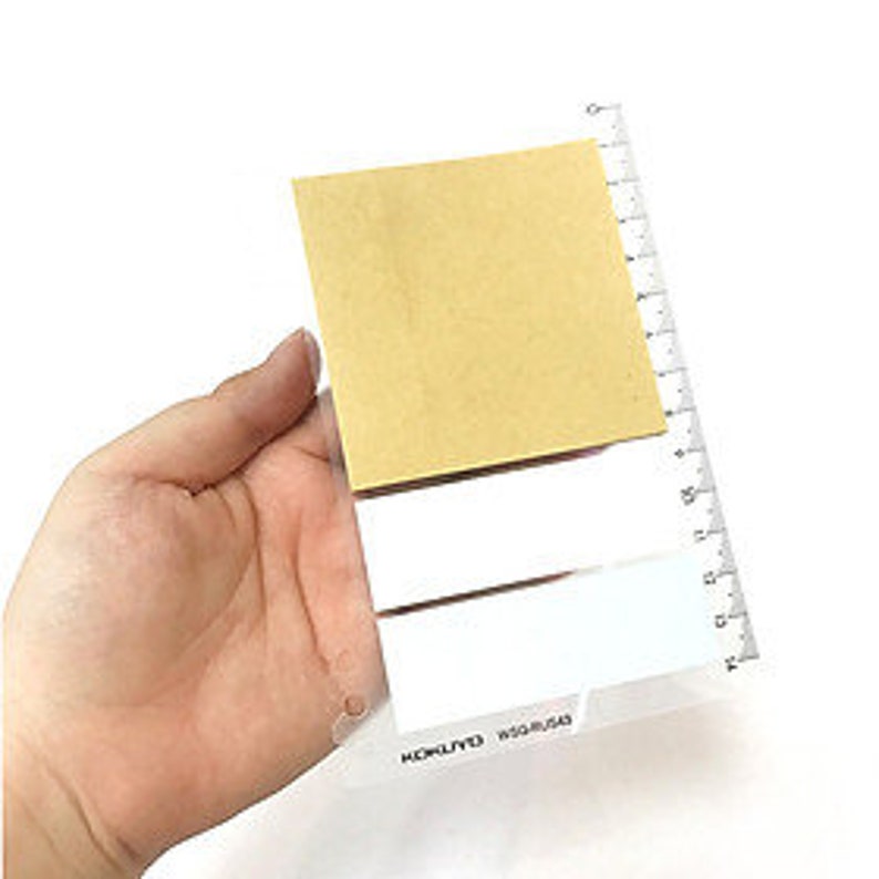 Kokuyo 2way KRAFT & BLUE Sticky Pads Loose Leaf Smart Ring | Etsy