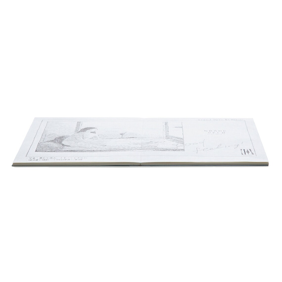 Kokuyo A5 PERPANEP 4mm GRID Lay Flat Sarasara Paper Notebook Forest ...