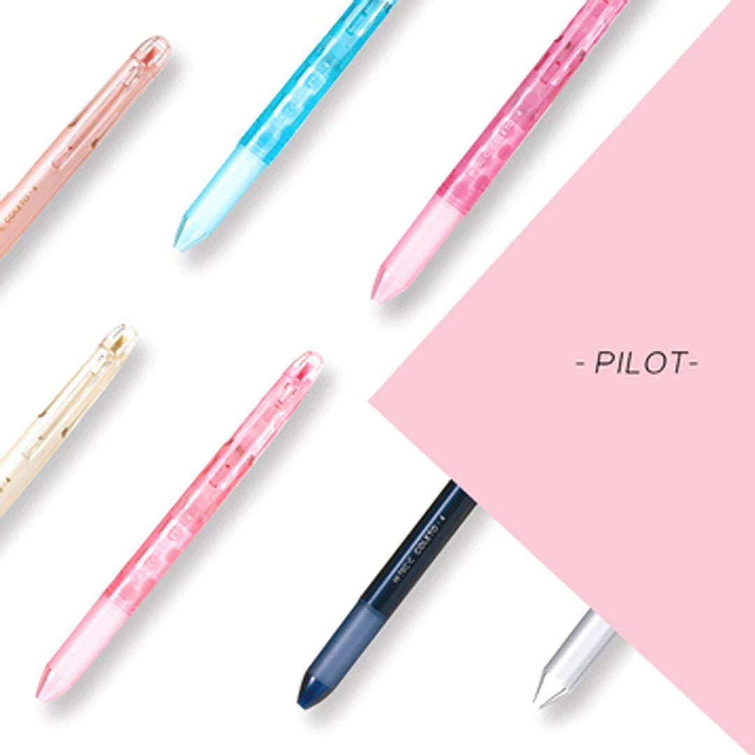 NAVY Pilot Hi-tec-c Coleto | 4 Color Multi Pen Body - Etsy