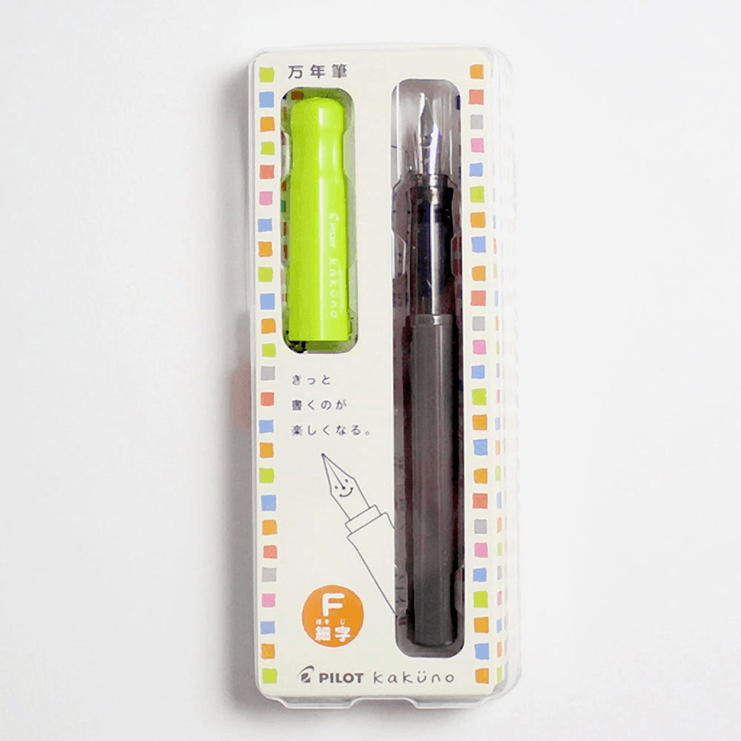 Pilot Kakuno GREEN Fine Nib Fountain Pen | FKA-1SR-LG - Etsy