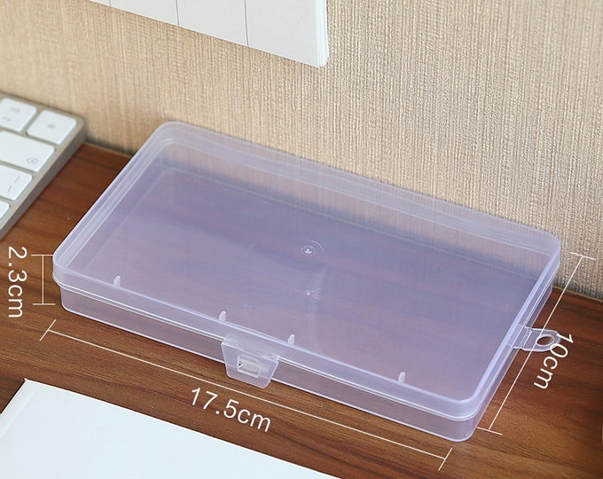 LARGE Loose Sticker Storage Box Planner Storage Clear Plastic Storage ...
