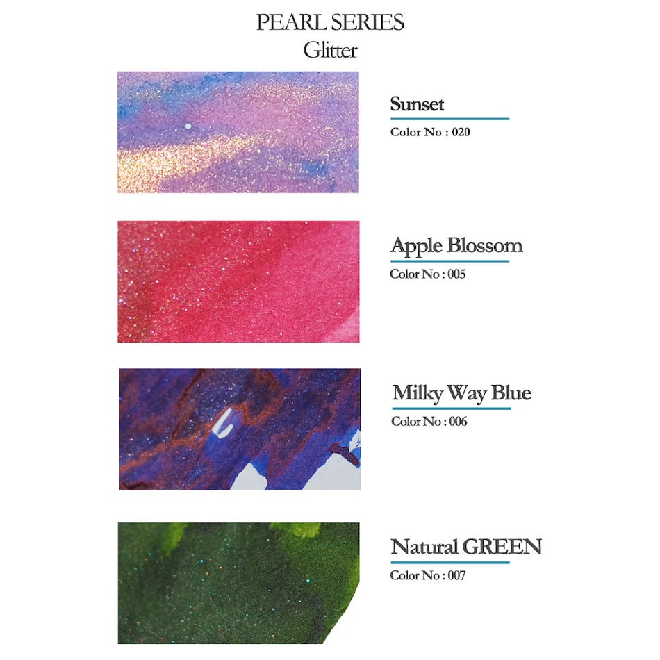 Dominant Industry Ink SPRING FIELDS Glitter Fountain Pen Ink - Etsy Canada