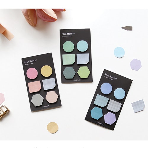 PAPERIAN Single Plan Marker RECTANGLE Note Sticky Note Small - Etsy