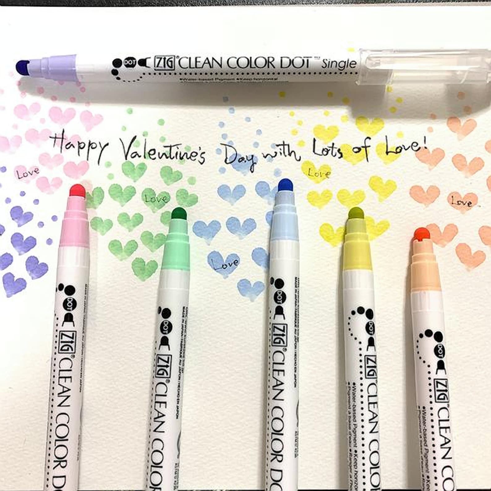 Kuretake Zig Clean Color Dot MILD Highlighter Colors Pale MINT - Etsy ...