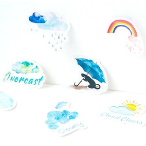Premium Die-cut Stickers Weather - Etsy
