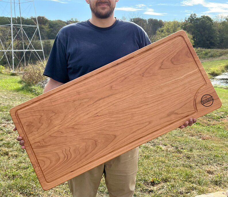 Giant Cherry Grazing Board | Handmade Wood Charcuterie Board ...