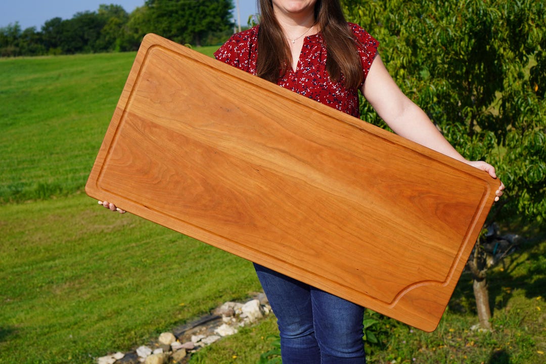 Giant Cherry Grazing Board | Handmade Wood Charcuterie Board ...
