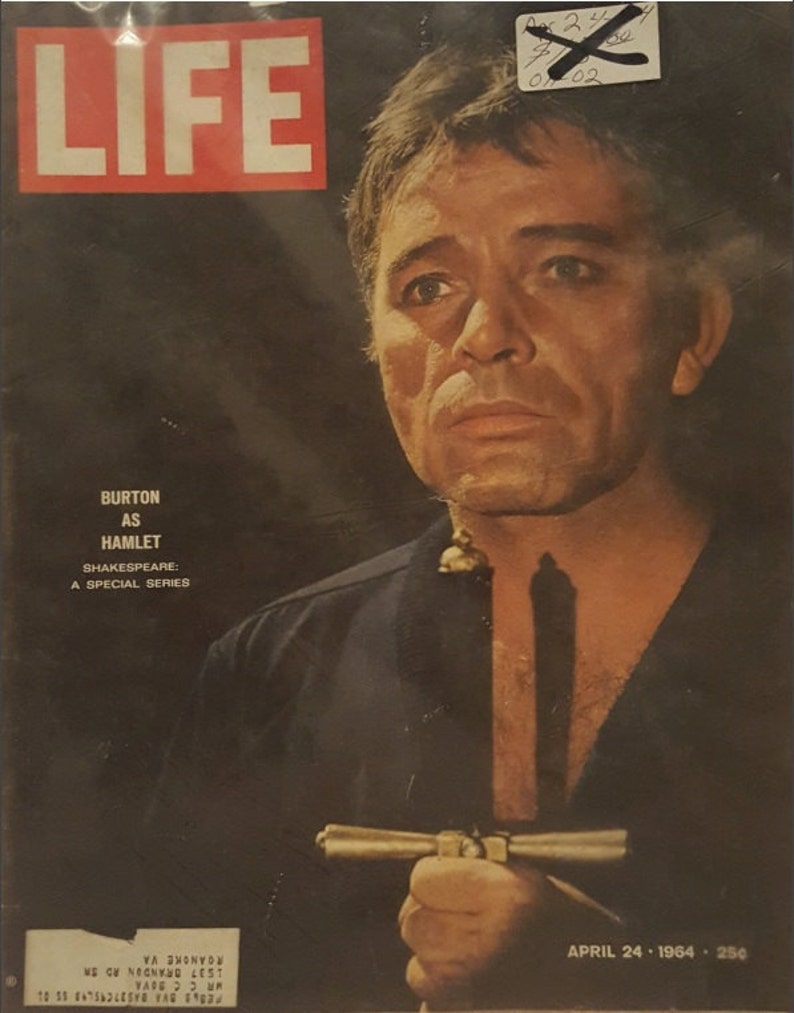 Vintage LIFE Magazine April 24, 1964 - Richard Burton - Etsy