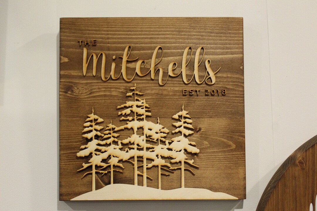 Custom Pine Wood Plaque - Etsy