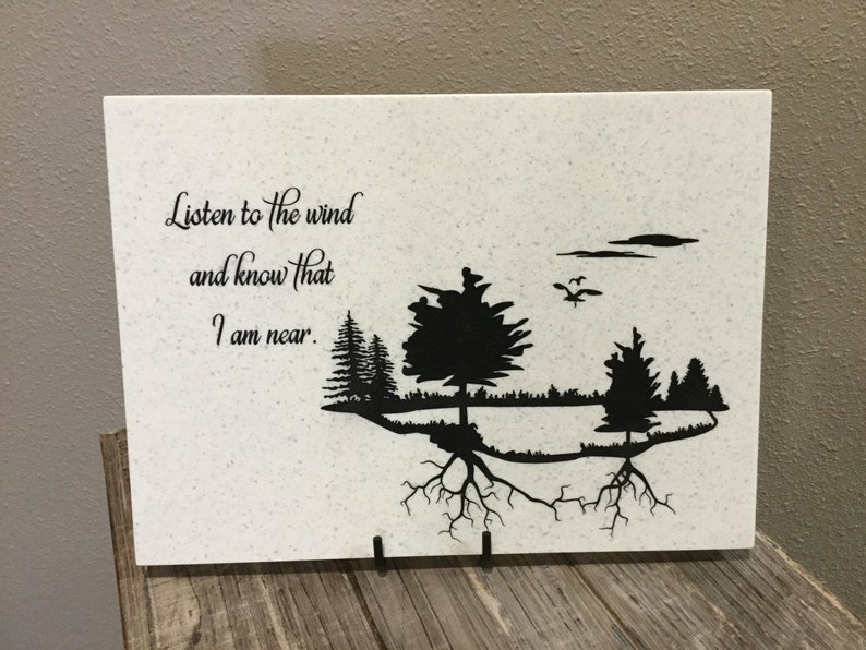 Listen to the Wind and Know That I Am Near 8 X 11 Laser - Etsy