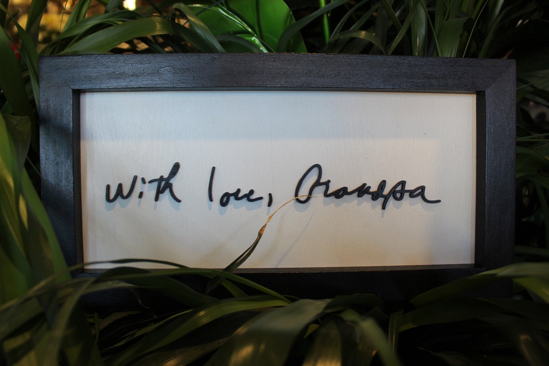 CUSTOM Signature Sign - Etsy