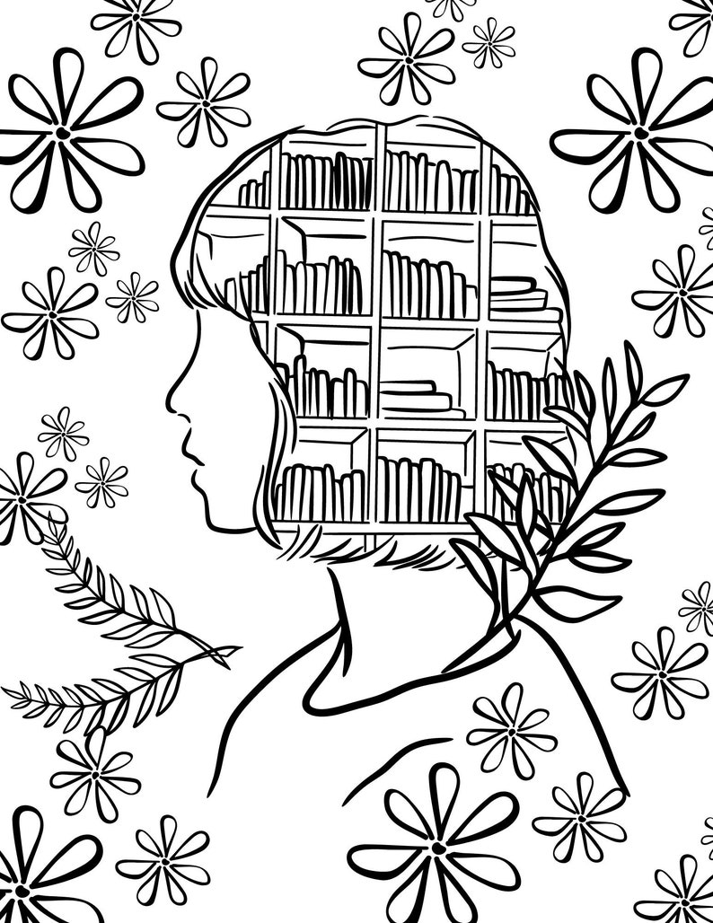 Reading Log Bundle, Printable Bookmarks, Reading Log, Coloring Pages ...