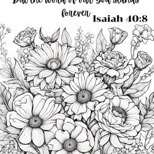 Spring Bible Verse Coloring Pages, Christian Printable Coloring Pages ...