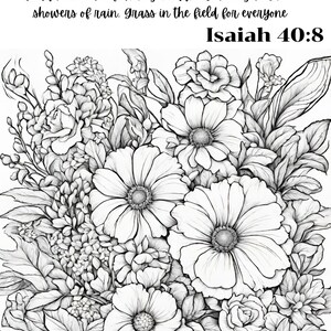 Spring Bible Verse Coloring Pages, Christian Printable Coloring Pages ...