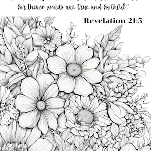Spring Bible Verse Coloring Pages, Christian Printable Coloring Pages ...