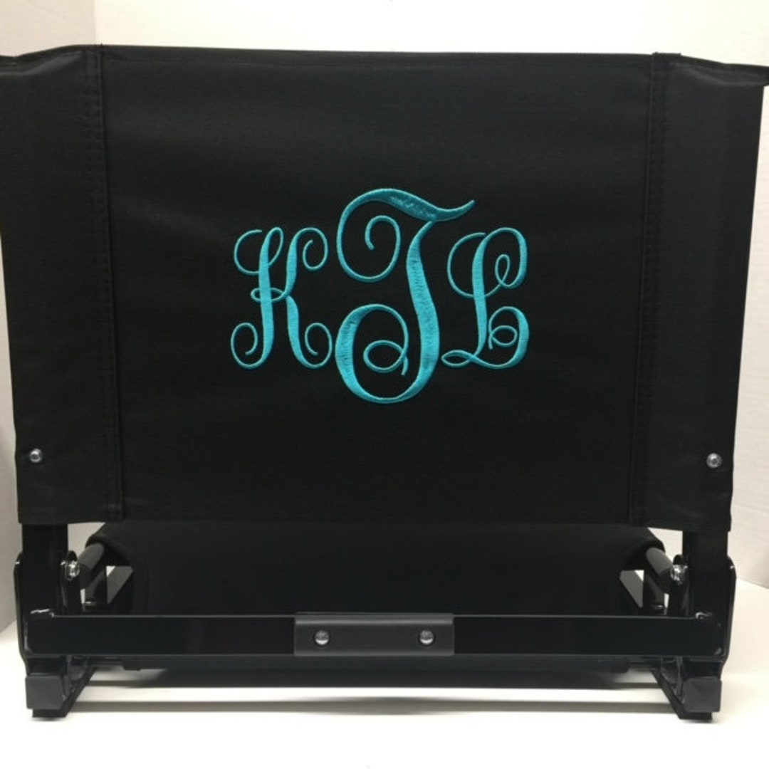 Monogrammed Stadium Seat, Stadium Seat, Stadium Chair, Monogrammed ...