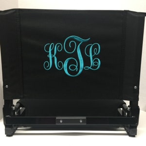 Monogrammed Stadium Seat, Stadium Seat, Stadium Chair, Monogrammed ...