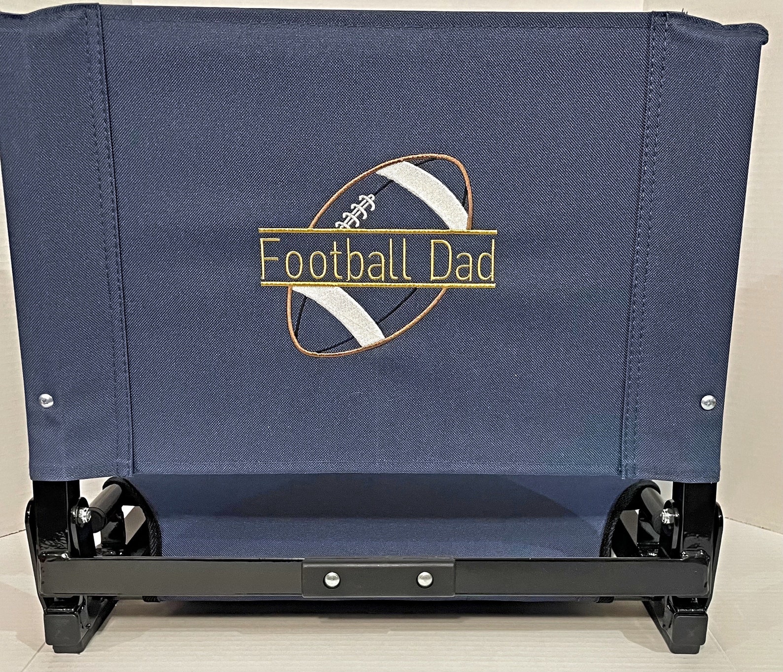 Football Fan Monogrammed Stadium Seat - Etsy