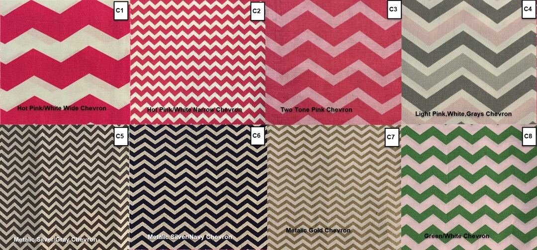 Color Chart One Chevrons, Polka Dots, Blacks and Blues - Etsy