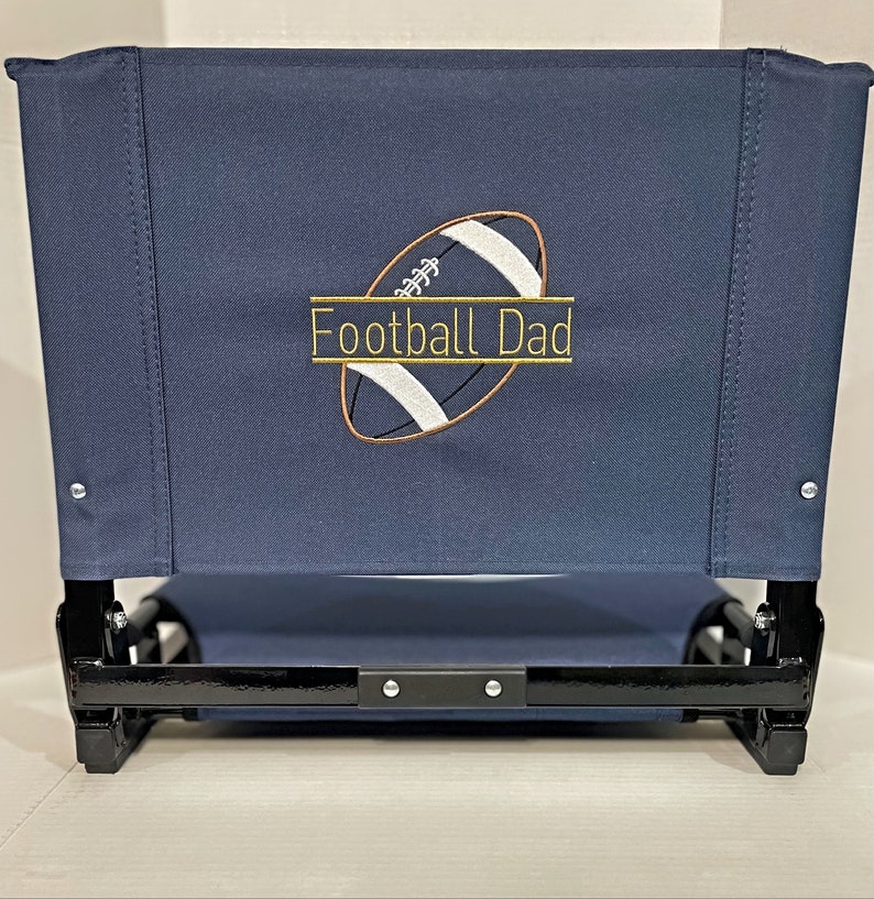 Football Fan Monogrammed Stadium Seat - Etsy