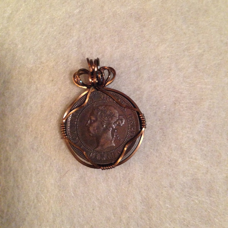 Wire Wrapped Coin - Etsy