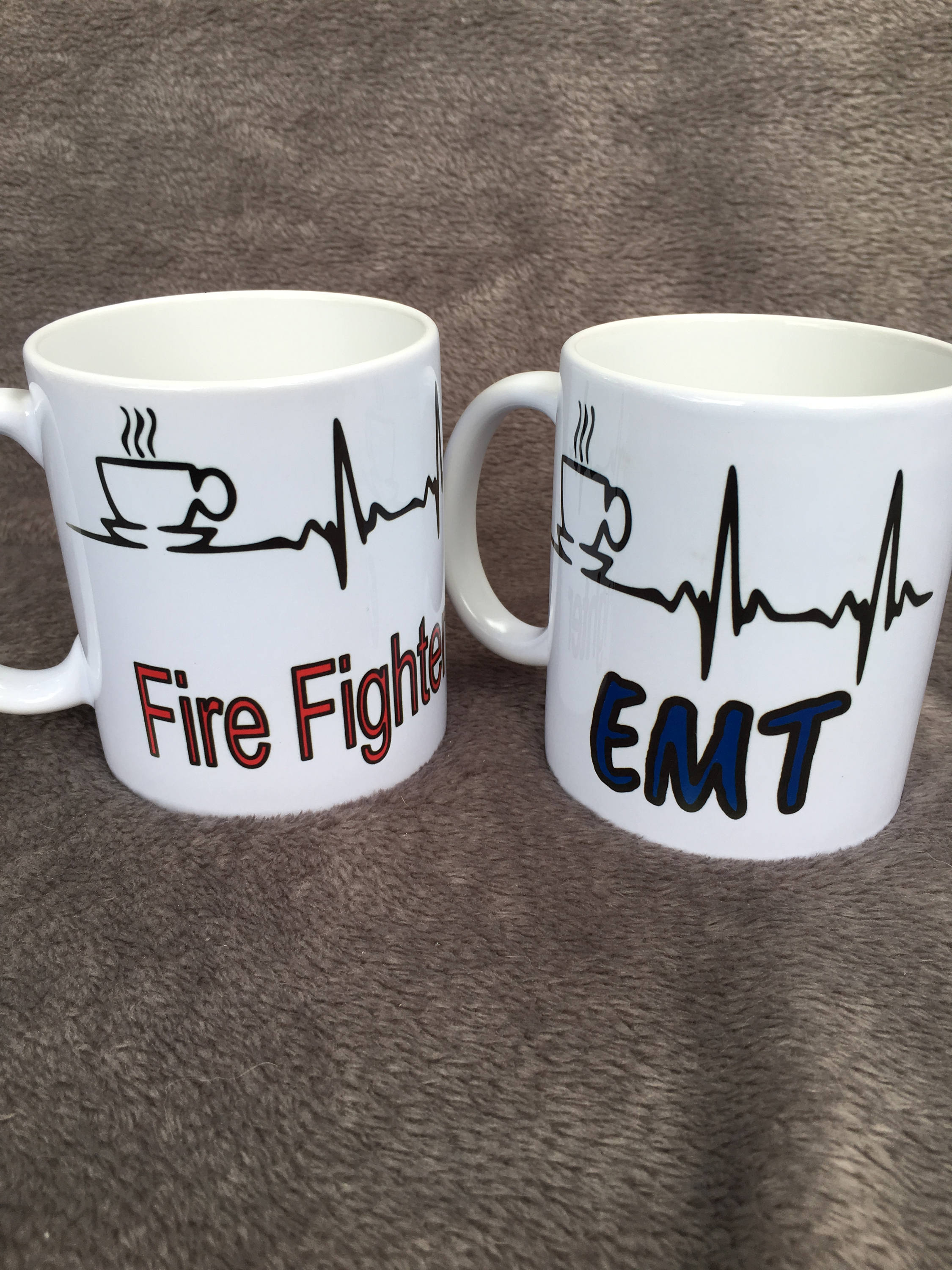 Monogram Coffee Cup, Personalized Mug, Custom Coffee Mug, EMT Gifts ...