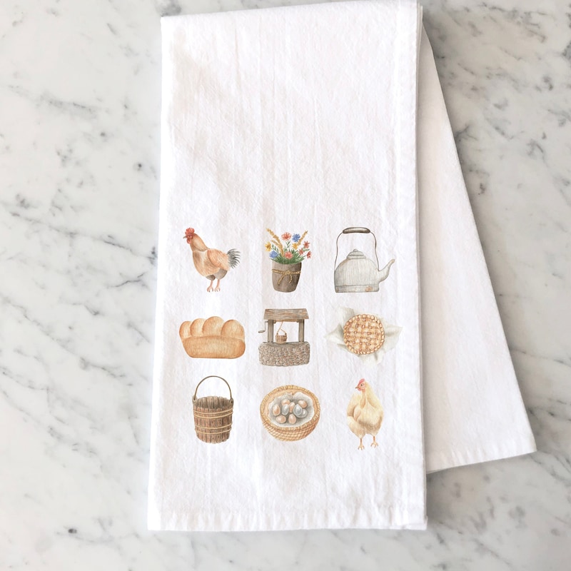Kitchen Towels Farmhouse - Etsy